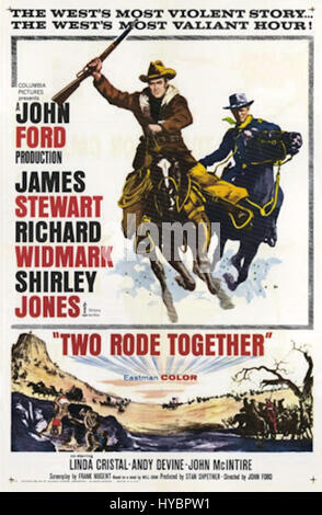 TWO RODE TOGETHER, James Stewart, 1961 Stock Photo - Alamy