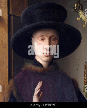 Jan van Eyck’s detailed portrait of Giovanni Arnolfini and his wife is ...
