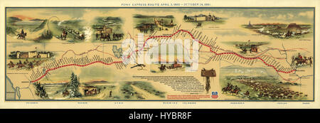 The Pony Express was a mail delivery service operating in the United ...