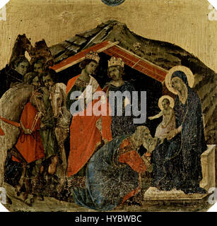 Duccio di Buoninsegna, an influential Italian painter, is known for his ...