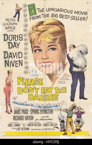 Doris Day & David Niven Film Please Don'T Eat The Daisies (USA 1960 ...