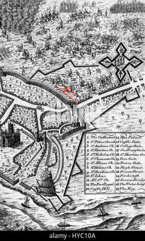 Worcester Nash Map Stock Photo - Alamy