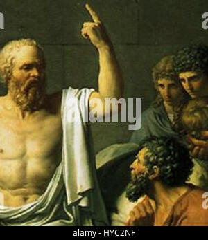 A detail from Jacques-Louis David’s 'The Oath of the Horatii ...