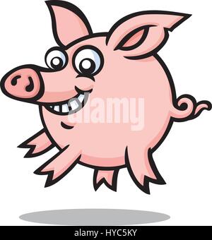Pig icon. Pink farm animal in polygonal style Stock Vector Image & Art ...