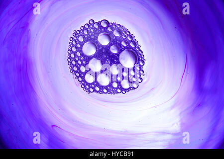 moving ink in water spiral abstract Stock Photo - Alamy