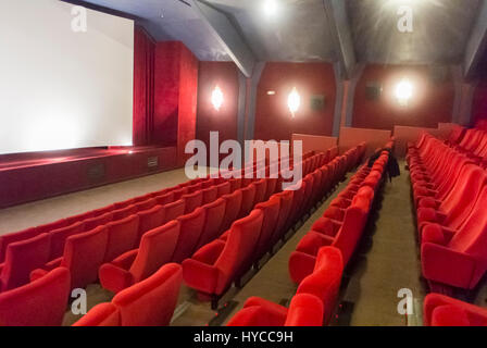 Paris France, Inside French Cinema Theatre "UGC Les Halles" People ...