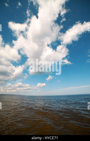 Clouds over gulf of Riga, Baltic sea Stock Photo - Alamy