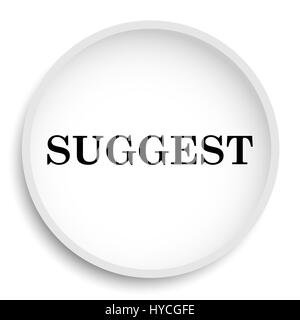 Suggest icon. Suggest website button on white background Stock Photo ...