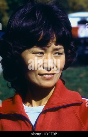 Miki Gorman competing in the 1979 L'eggs Mini Marathon Stock Photo - Alamy