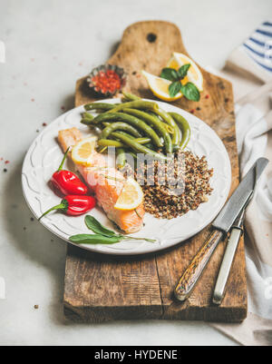 close up of protein rich roasted gram beans arranged in serving bowl on ...