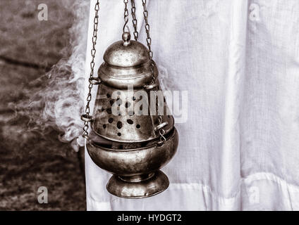 church incense burner Stock Photo - Alamy