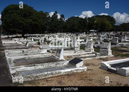 Redcliffe, Queensland, Australia: Graves in Redcliffe Cemetery Stock ...