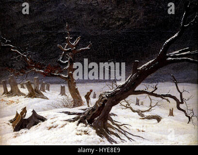 Caspar David Friedrich - Winterlandschaft (1811 Stock Photo - Alamy