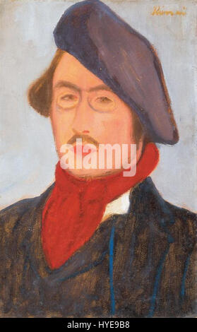 This portrait of Pierre Bonnard, painted by Rippl, captures the famous ...