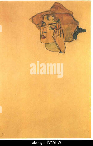 Egon Schiele's 'Bildnis Gerti Schiele' (1911) is a renowned portrait of ...