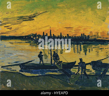 Vincent van Gogh's 'The Sower' depicts a farmer sowing seeds in a field ...