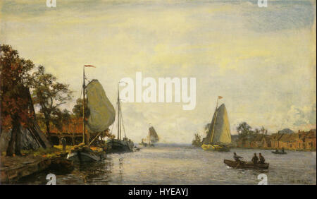 This painting by Willem Bastiaan Tholen depicts the artist Gabriël ...