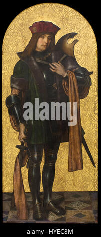 Ayne Bru's artwork 'Saint Candidus' depicts the early Christian saint ...