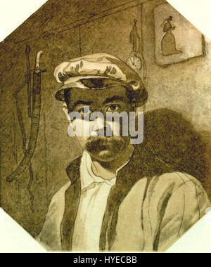 'Avtoportret' (Self-Portrait) by Taras Shevchenko, painted in 1861, is ...