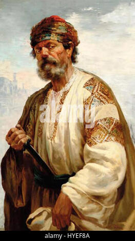 'Bandolero' by Alfredo Valenzuela Puelma is a painting that depicts a ...