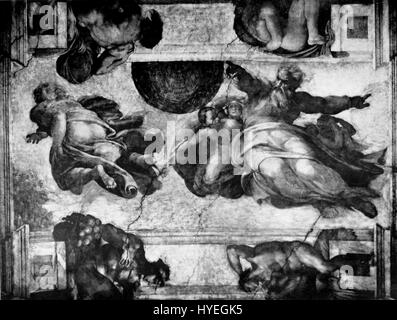 Life of Michael Angelo, 1912 - The Creation of Man Stock Photo - Alamy