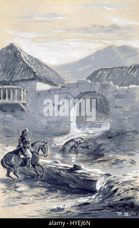 Peter Schnorr’s 'In den Schluchten des Balkan' is an illustration that ...