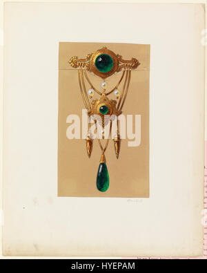 A jewelry design by Alexis Falize, featuring a chatelaine with an ...