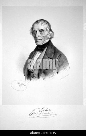 Hans Caspar Escher’s 1851 lithograph captures a moment of Swiss ...