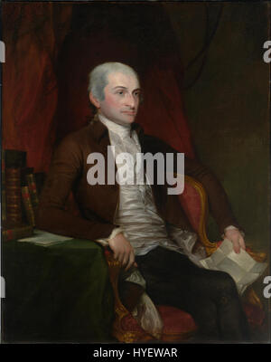 Gilbert Stuart’s portrait of John Jay, an American statesman and ...