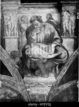This illustration from 'Life of Michael Angelo' depicts the dramatic ...