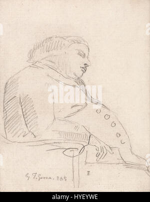 Paul Sandby - Francis Grose Asleep in a Chair Stock Photo - Alamy
