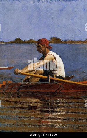 Thomas Eakins John Biglin in a Single Scull 2 Stock Photo - Alamy