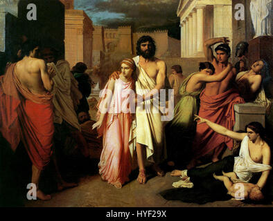 The Plague of Thebes Stock Photo - Alamy
