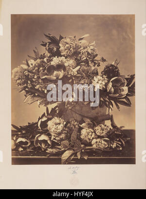 Flower still life, Charles Aubry, (attributed to), 1864 - 1872, paper ...