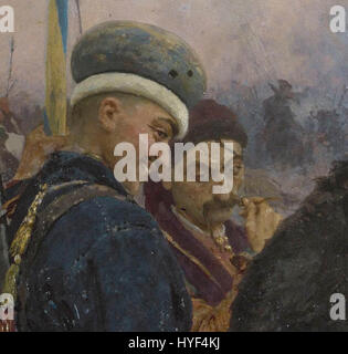 'Saporoger Kosaken' by Ilya Repin depicts a Cossack in motion ...