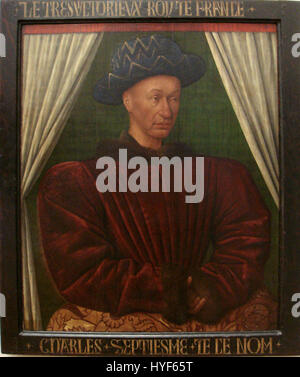 This 15th-century portrait by Jean Fouquet depicts Gonella, the Ferrara ...