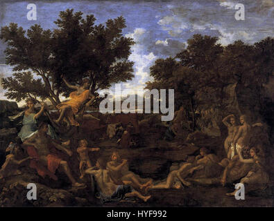 Nicolas Poussin’s 'Apollo and Daphne' illustrates the mythological ...