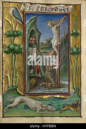 Saint Jerome in the Desert; Taddeo Crivelli, Italian, died about 1479 ...