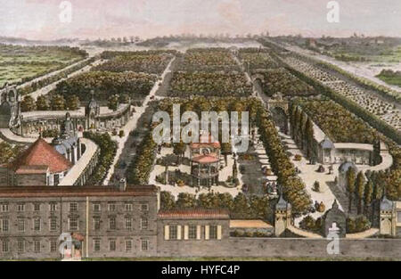 Vauxhall Gardens by Samuel Wale c1751 Stock Photo - Alamy