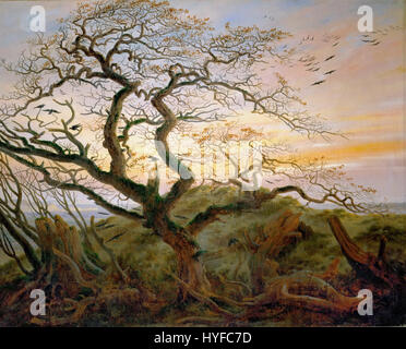 Caspar David Friedrich The Tree of Crows Stock Photo - Alamy
