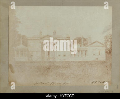 Carclew House, William Henry Fox Talbot, August 1841 Stock Photo - Alamy