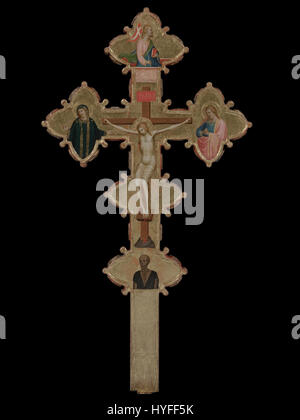'Portable, Double Sided Cross' by Bernardo Daddi is a religious ...