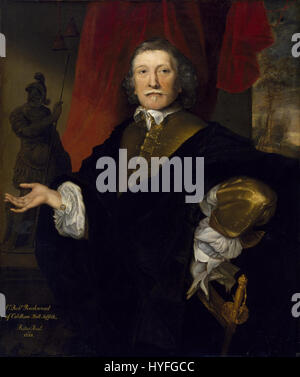 A portrait by John Michael Wright from circa 1661-1662, depicting ...