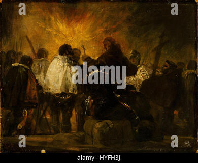 Goya, Night Scene from the Inquisition, 1810 Stock Photo - Alamy