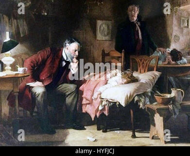 Luke Fildes 'The Doctor' Stock Photo - Alamy