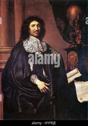 Portrait of Louis XIV of France painted by Claude Lefebvre in 1670 ...