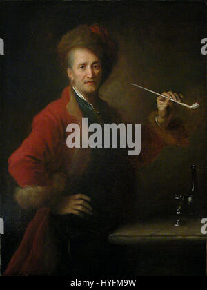 Homme en costume polonais (Louvre Stock Photo - Alamy