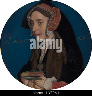 Sir Thomas More and his daughter Margaret, looking through the window ...