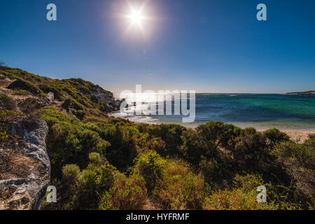 Gnarabup beach on the Indian Ocean, south of Margaret river, Western ...