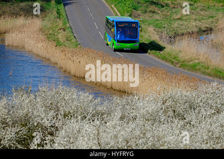 A149 coast road, cley, north norfolk, england Stock Photo - Alamy